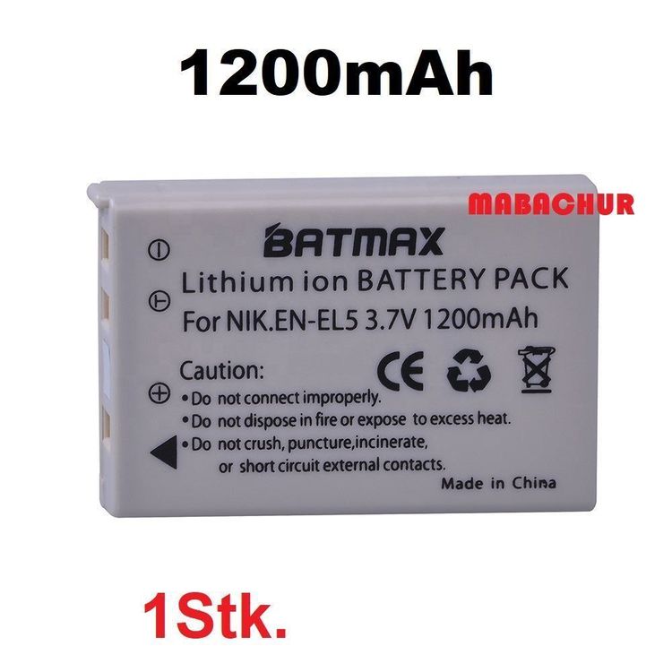 AKKU EN-EL5 NIKON CoolPix P530 1200mAh (Neu und originalverpackt) in ...