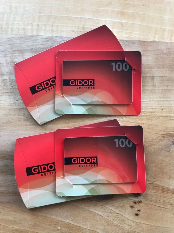 Gidor Gutscheine 200.- (Neu und originalverpackt) in für CHF 156 – mit ...