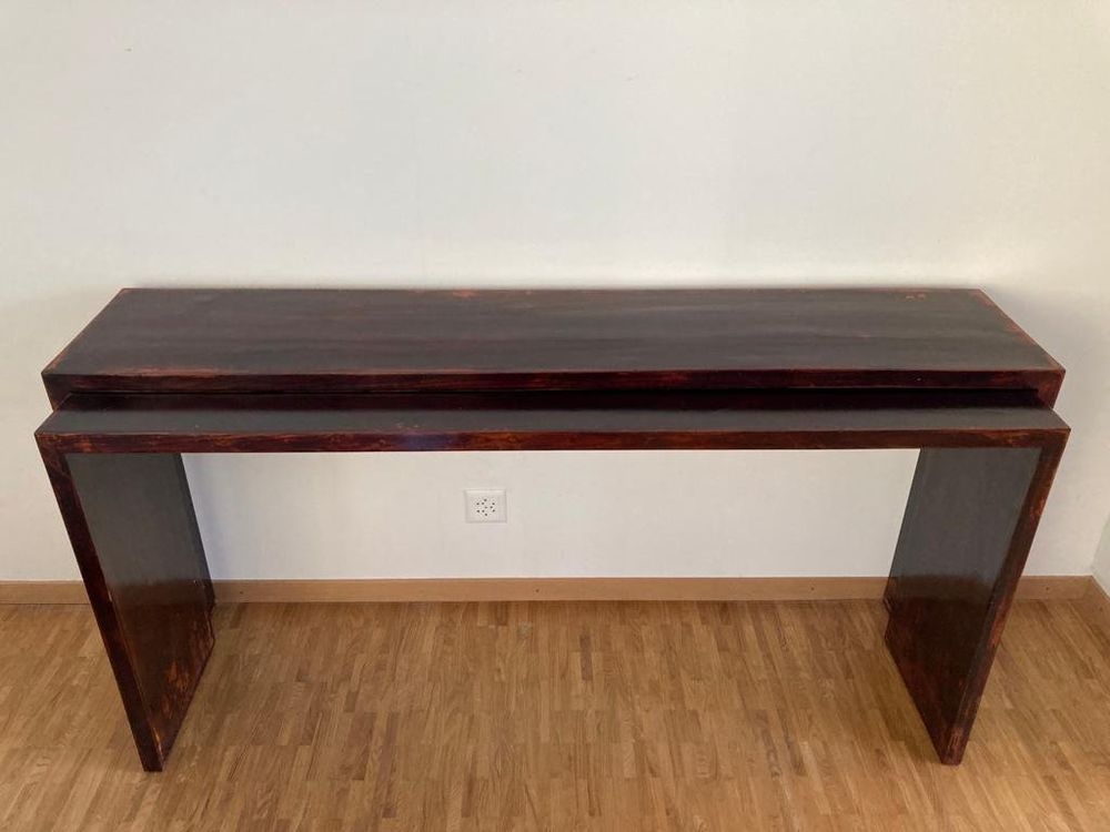 Double console en bois en très bon état | Kaufen auf Ricardo