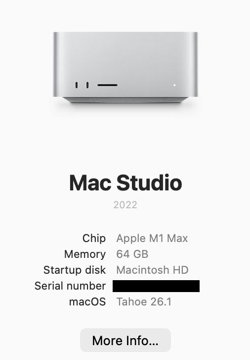 Apple Mac Studio (M1 Max, 64GB, 1TB) (Gebraucht) in Zürich für CHF 1510 ...