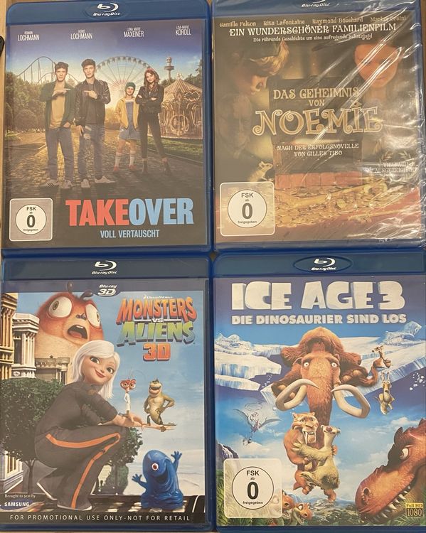 Blu-ray Filme: Takeover, Ice Age, Monsters vs Aliens 49 (Neu (gemäss ...