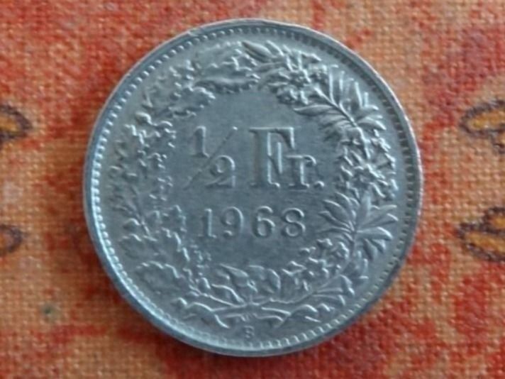 1/2 Fr. 1968 | Kaufen auf Ricardo