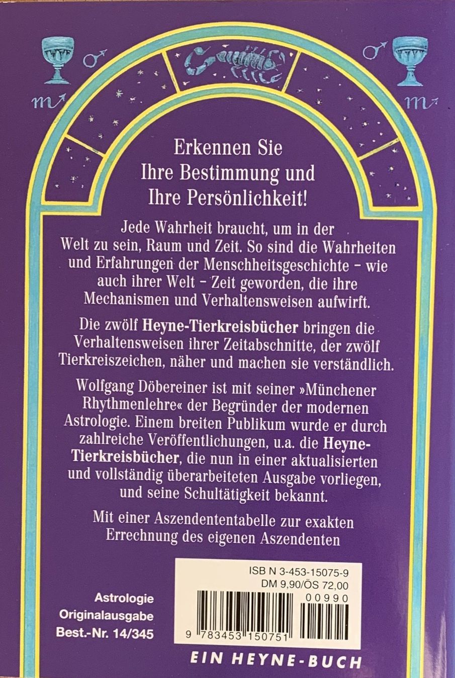 Astrologie - HEYNE Tierkreis SKORPION - Wolfgang Döbereiner (Neu ...