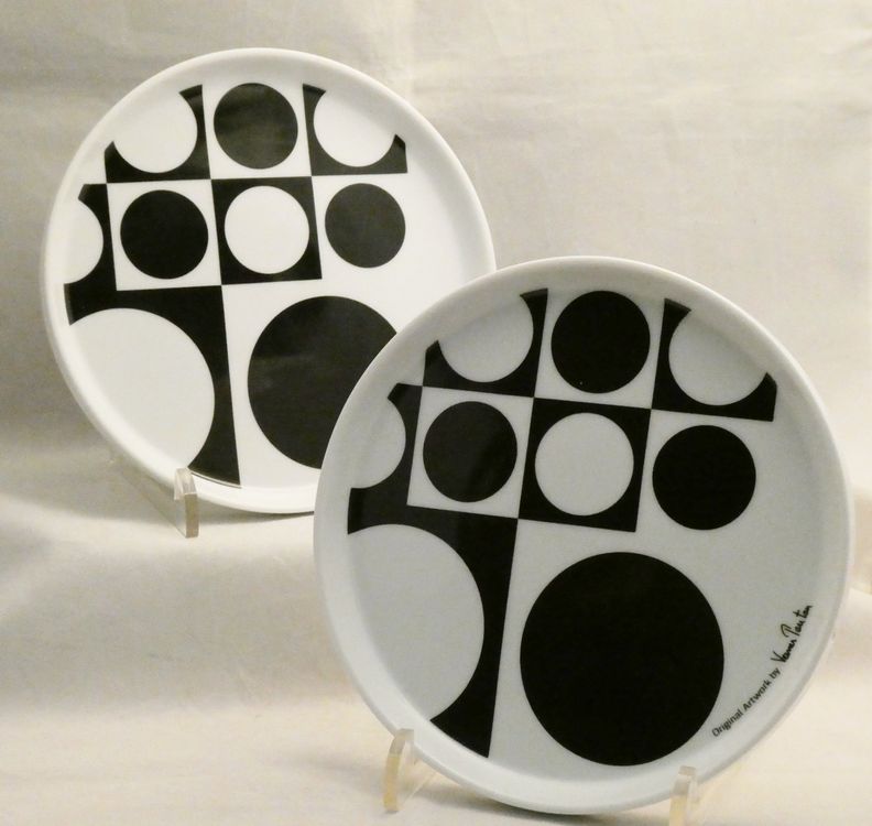 2 assiettes Scandinave Verner Panton Design Pernille Vea. (Gebraucht ...