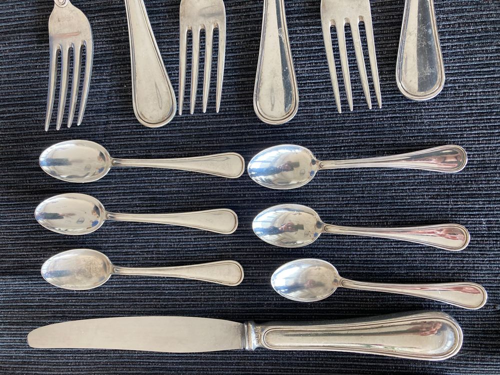 Antikes Tafelsilber 6-teilig, 30 Stück (Gebraucht) in Rehetobel für CHF 555 – mit Lieferung auf ...