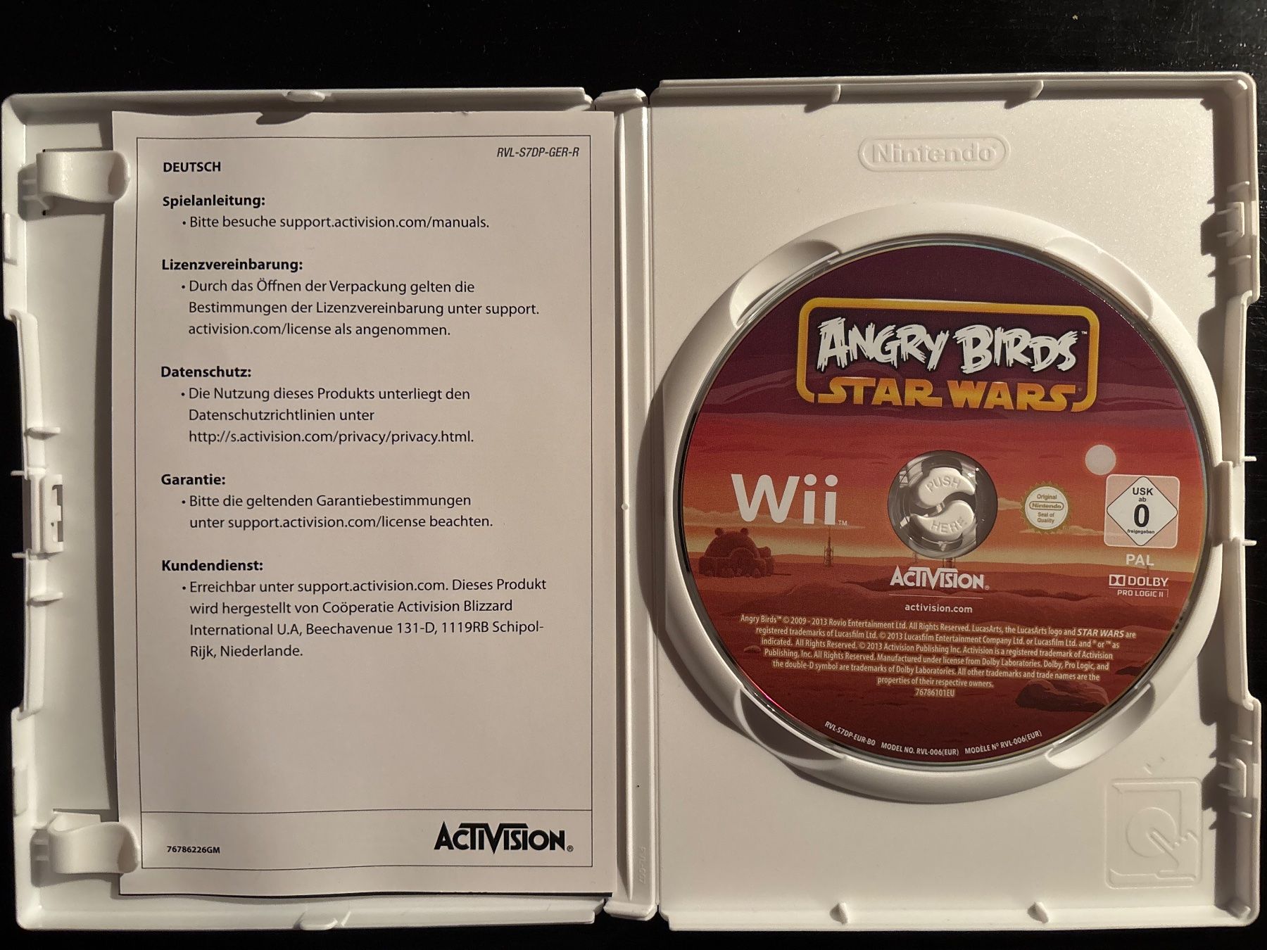 Angry Birds Star Wars Wii - Jeu Complet et Impeccable! (D'occasion) à ...
