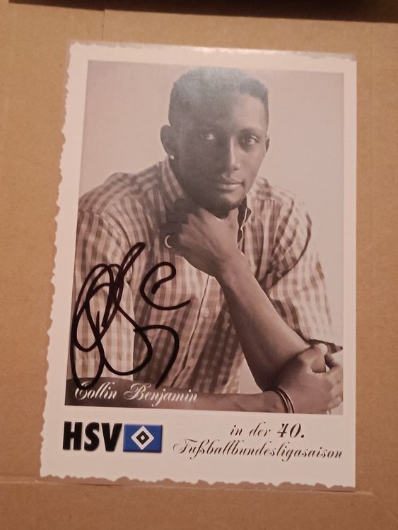 Collin Benjamin - HSV 2003 - handsigniert | Kaufen auf Ricardo