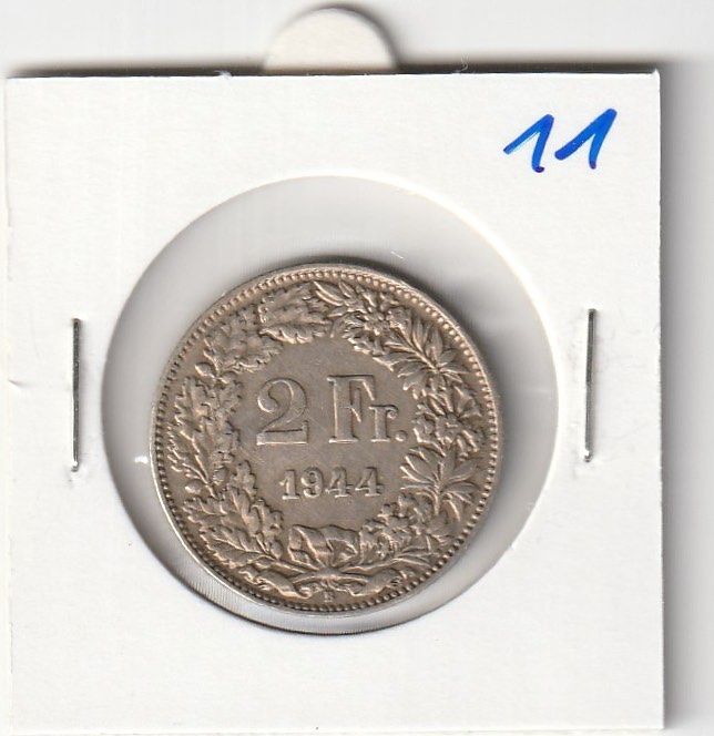 2 Franken, Silber, 1944 | Kaufen auf Ricardo