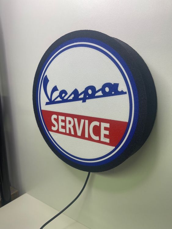 Vespa Service Logo mit LEDs (Neu (gemäss Beschreibung)) in Luzern für ...