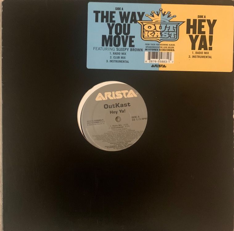 OUTKAST - The Way You Move / Hey Ya! Maxi Lp 2003 (Gebraucht) in ...