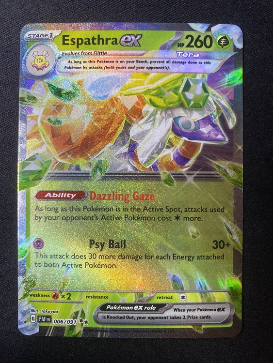 Espathra ex 6 - Psiopatra ex - Paldean Fates - EN ab 1 (Neu (gemäss ...