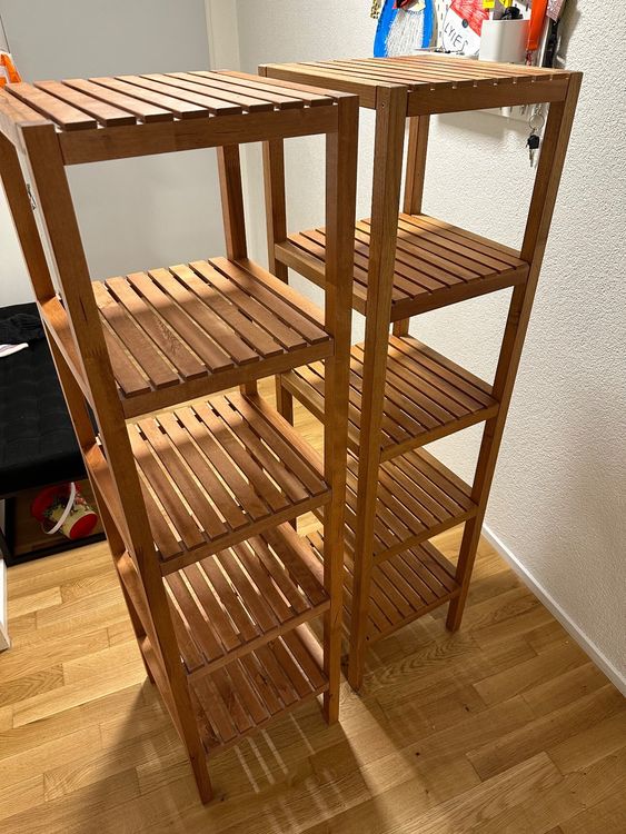 Verwunderlich Ikea Regale Holz Fotos