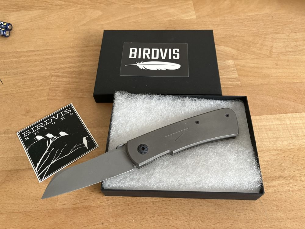 Birdvis Hichkock Magnacut 63HRC Titan Handmade (Neu und ...