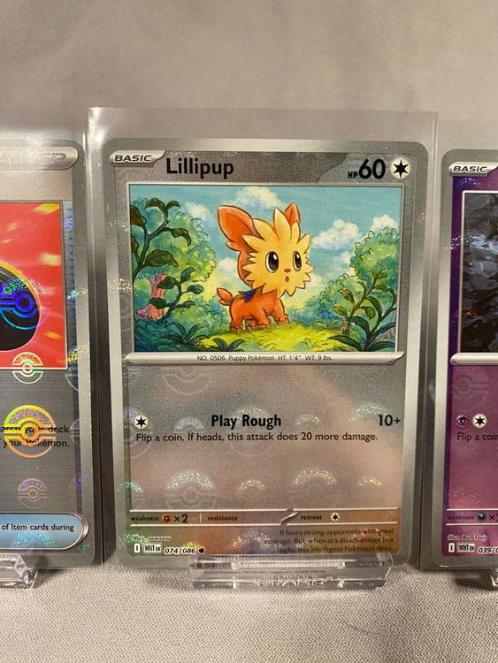 Pokémon / Poke Ball Foil Holo / Black Bolt / EN / Axew etc. (Neu ...
