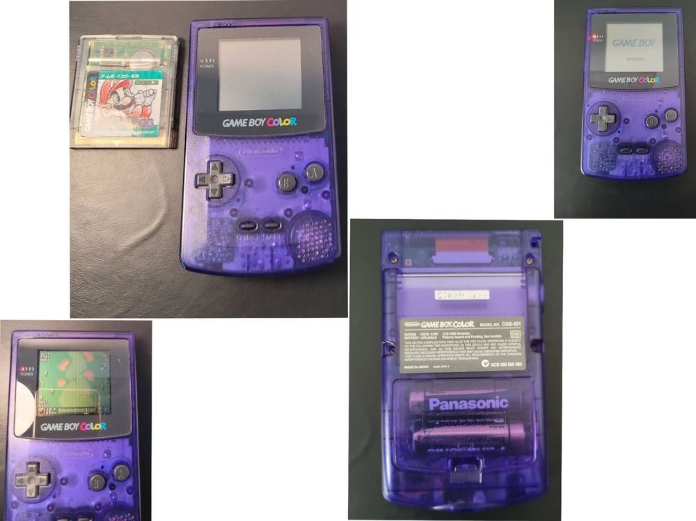 Gameboy color Midnight blue [Rare]+ Mario Golf GB | Kaufen auf Ricardo