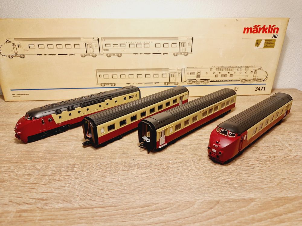 Märklin 3471 TEE Triebwagenzug Digital H0 (D'occasion) à St-Aubin ...