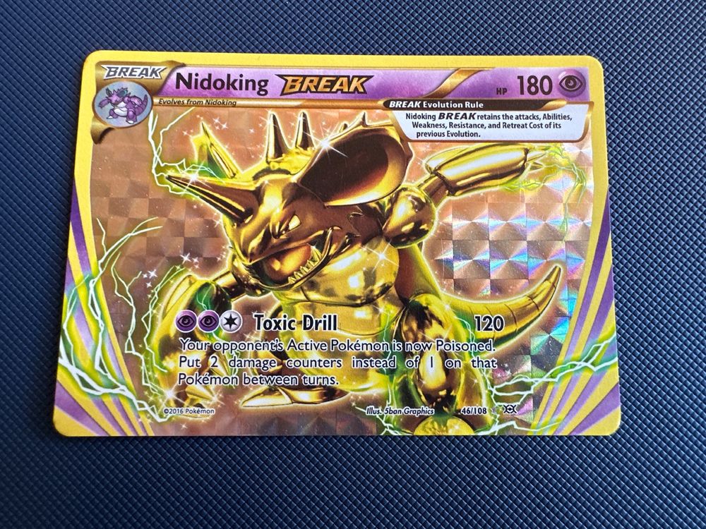 Pokemon Nidoking Break mega cool 100 % Original selten 2016 | Kaufen ...