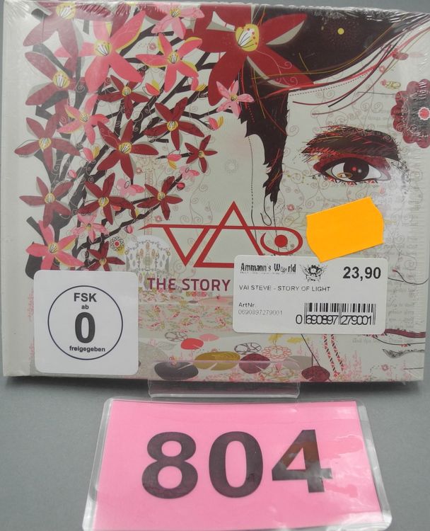 CD + DVD Vai Steve "Story of Light", Nr. 804 (Neu und originalverpackt) in Kottwil für CHF 10.9 ...
