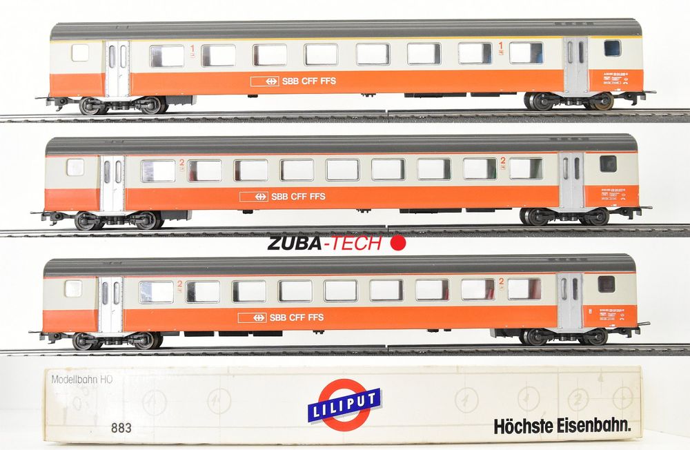 Liliput 883 Personenwagen-Set EW III Swiss Express SBB WS OV (Neu (gemäss Beschreibung)) in St ...