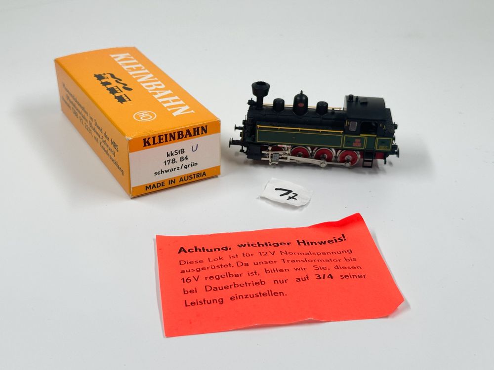 KLEINBAHN kkStB 178.84, Rarität, schwarz/grün, OVP (Gebraucht) in ...