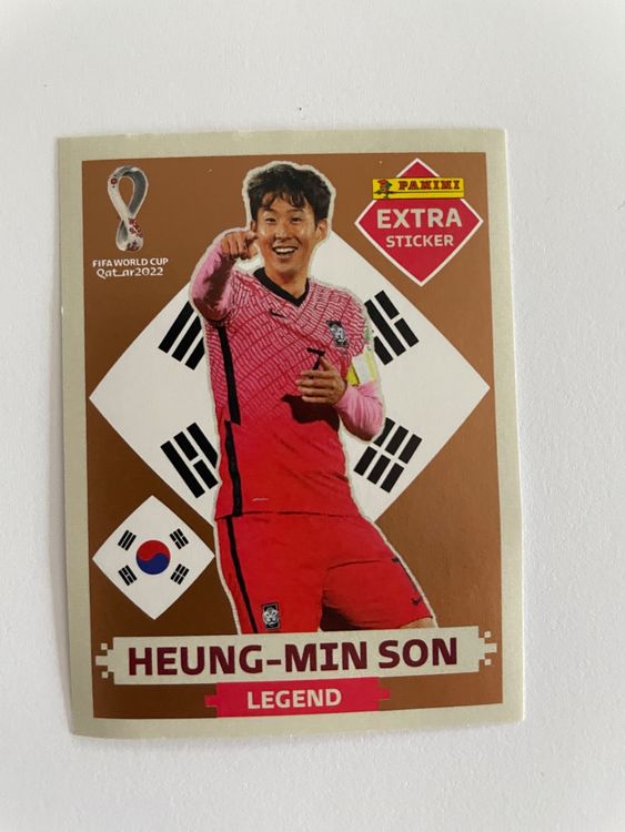 PANINI EXTRA STICKER - HEUNG-MIN SON LEGEND BRONZE (Neu (gemäss ...