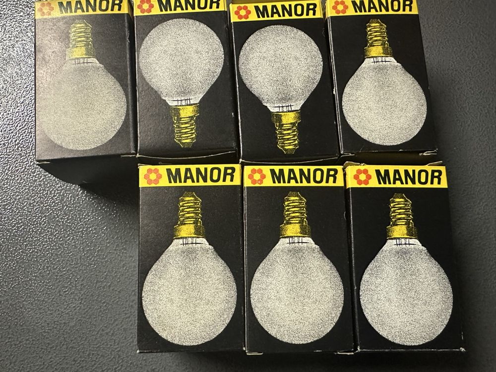 Manor Glühbirnen E14, 25W, 230V, neu, 7Stück, Original 💡 (Neu (gemäss ...