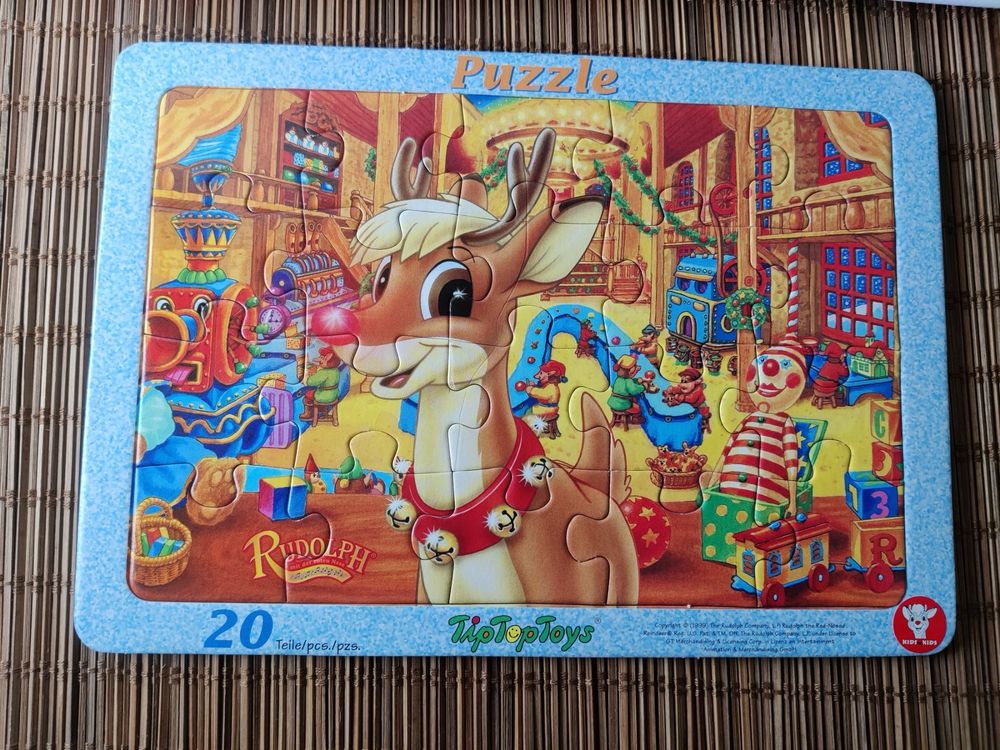 Rudolph Puzzle Weihnachten 20 Teile/ 3-5 Jahre (Gebraucht) in Würenlos ...