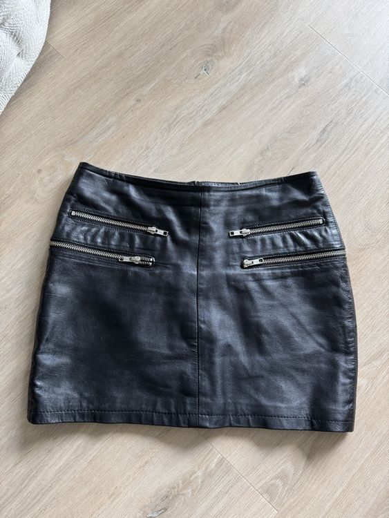 Mini jupe en cuir véritable, Neuve (Neuf avec emballage d'origine) à ...