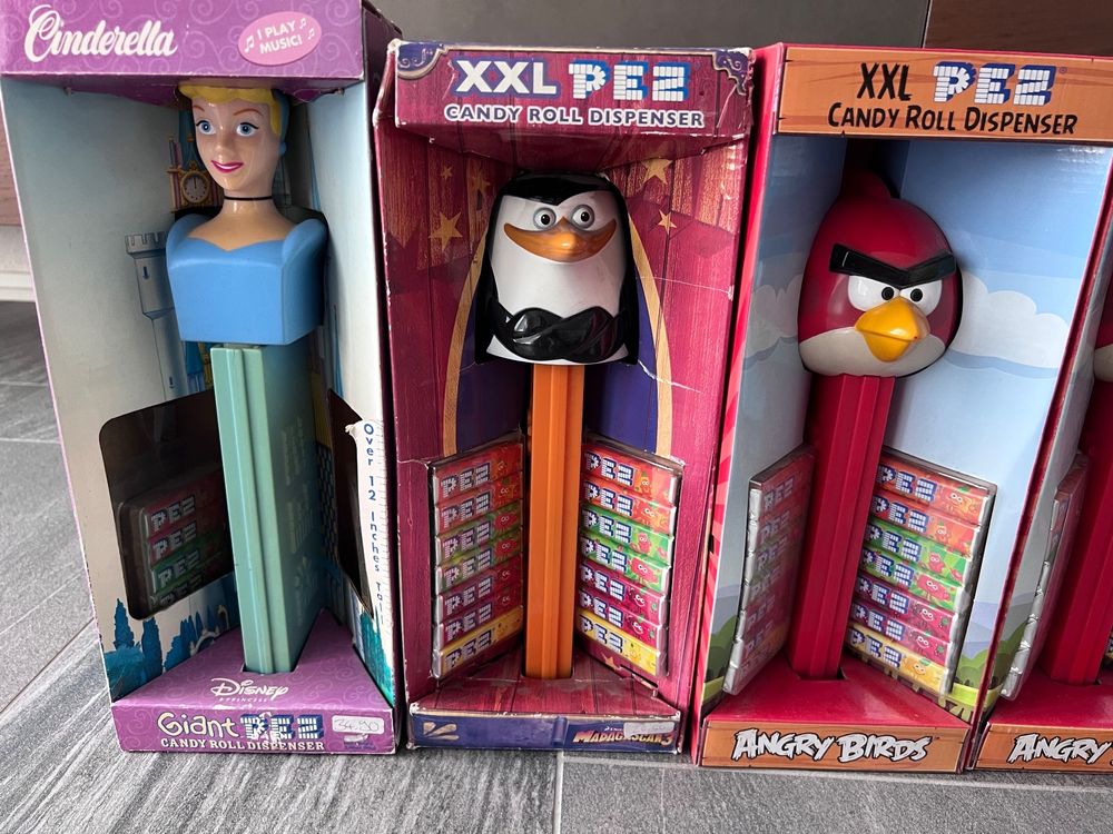 5 stk PEZ XXL Model/ Retro Sammlung Limit Edition 1 fr (Neu und originalverpackt) in Affoltern ...