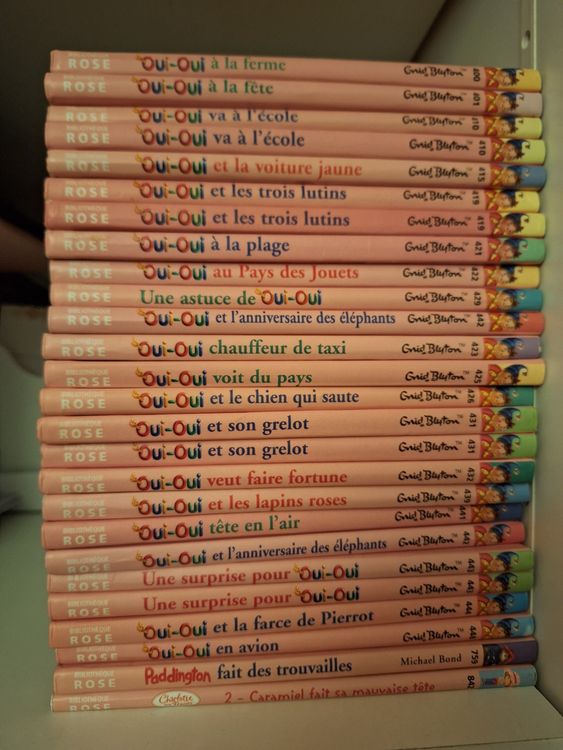 Collection Oui-Oui/Bibliothèque Rose 26 livres, 4 doublons (Gebraucht ...