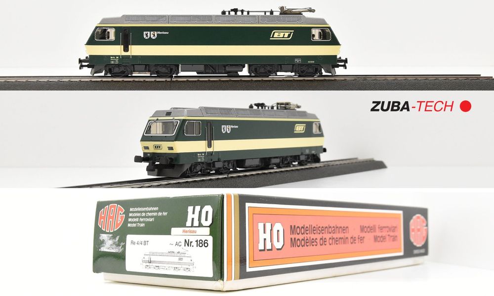 HAG 186 E-Lok Re 4/4 "Herisau" der BT H0 WS Digital mit OVP (Gebraucht ...