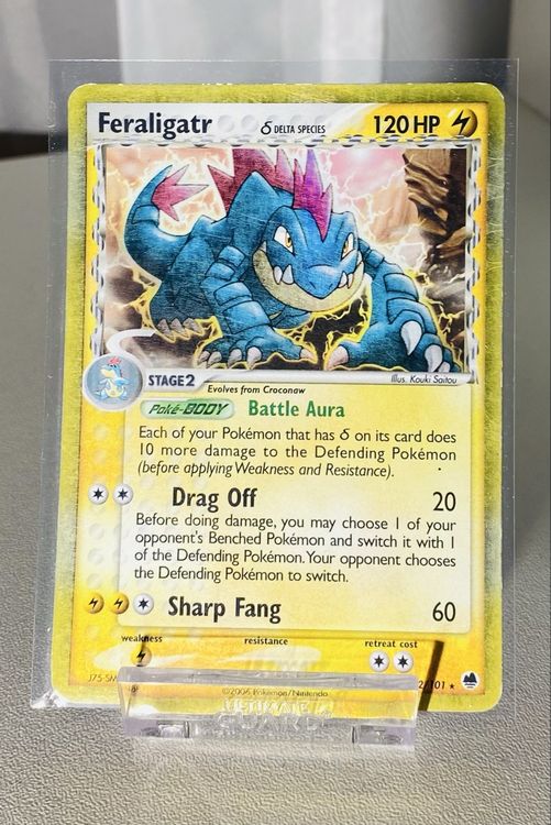 Feraligatr Delta Species Holo #2 Pokemon Dragon Frontiers (Neu (gemäss ...