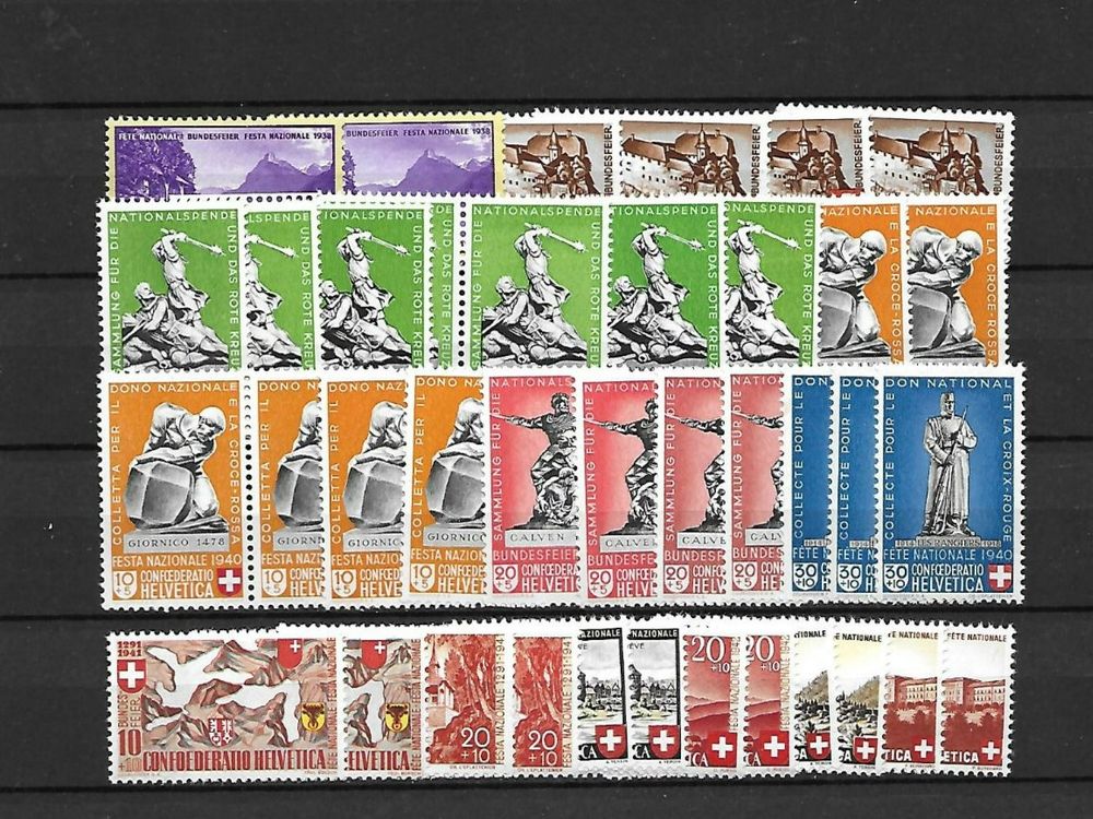 PP ** Restlot 1938 - 1943 Kat: CHF 92.- (Neu (gemäss Beschreibung)) in Basel für CHF 6 – mit ...