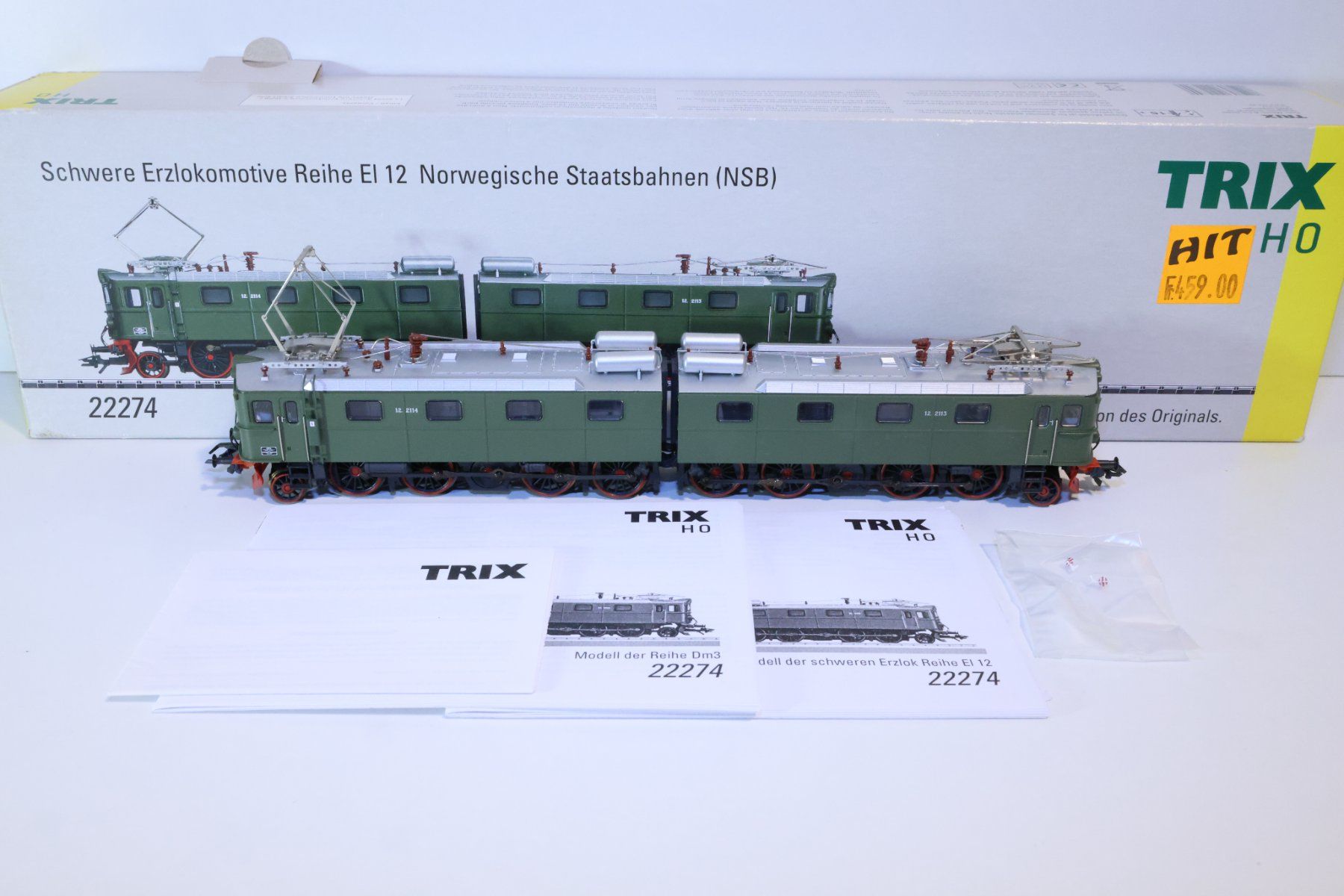 NSB EL 12 2114 Trix 22274 Digital-Sound - lesen! (Neu (gemäss ...