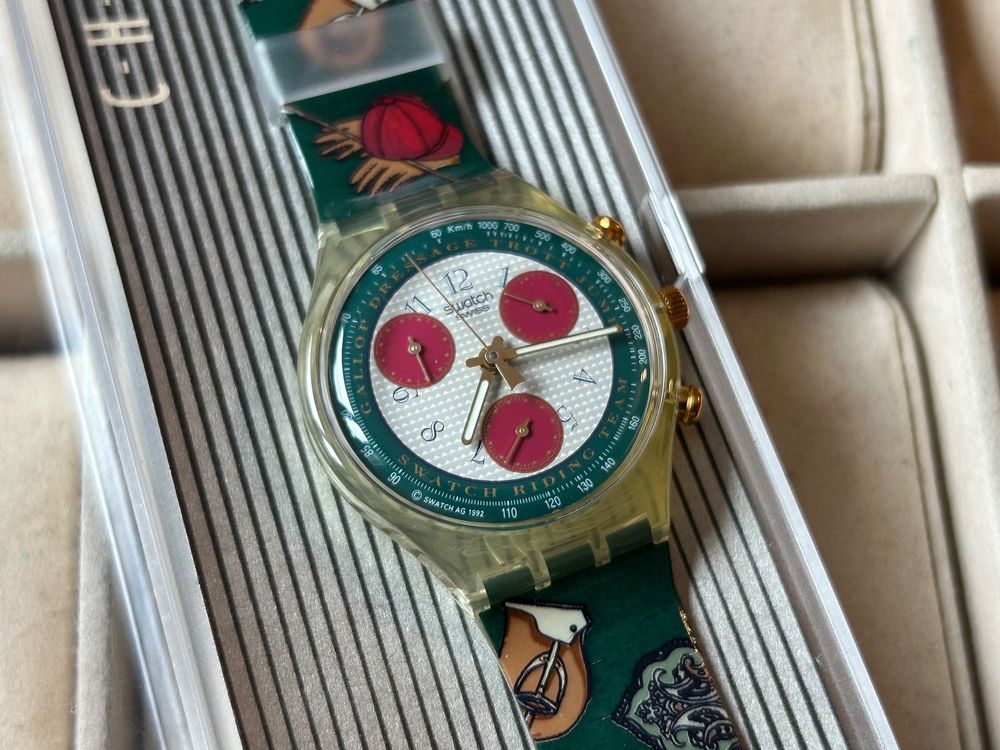 Montre Swatch RIDING STAR SCK102 chronographe neuve 1992 | Kaufen auf ...