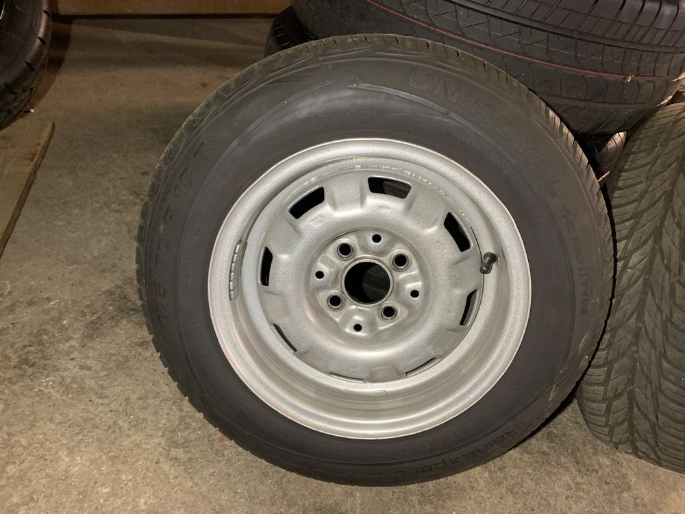 Stahlfelgen verbreitert mit Reifen Golf Scirocco Jetta Caddy (Defekt) in Einsiedeln für CHF 53 ...