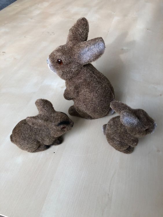 3 Deko-Hasen | Kaufen auf Ricardo 3 Deko-Hasen | Kaufen auf Ricardo