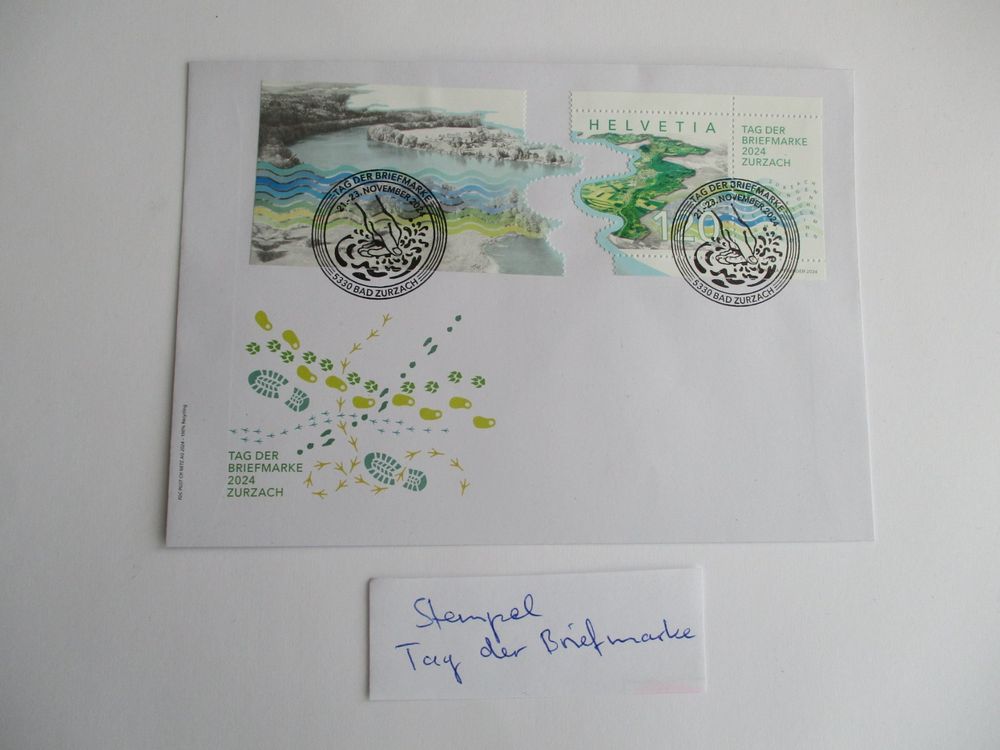 Brief Bl Zurzach Sonderstempel Tag der Briefmarke Auss B (Gebraucht) in ...