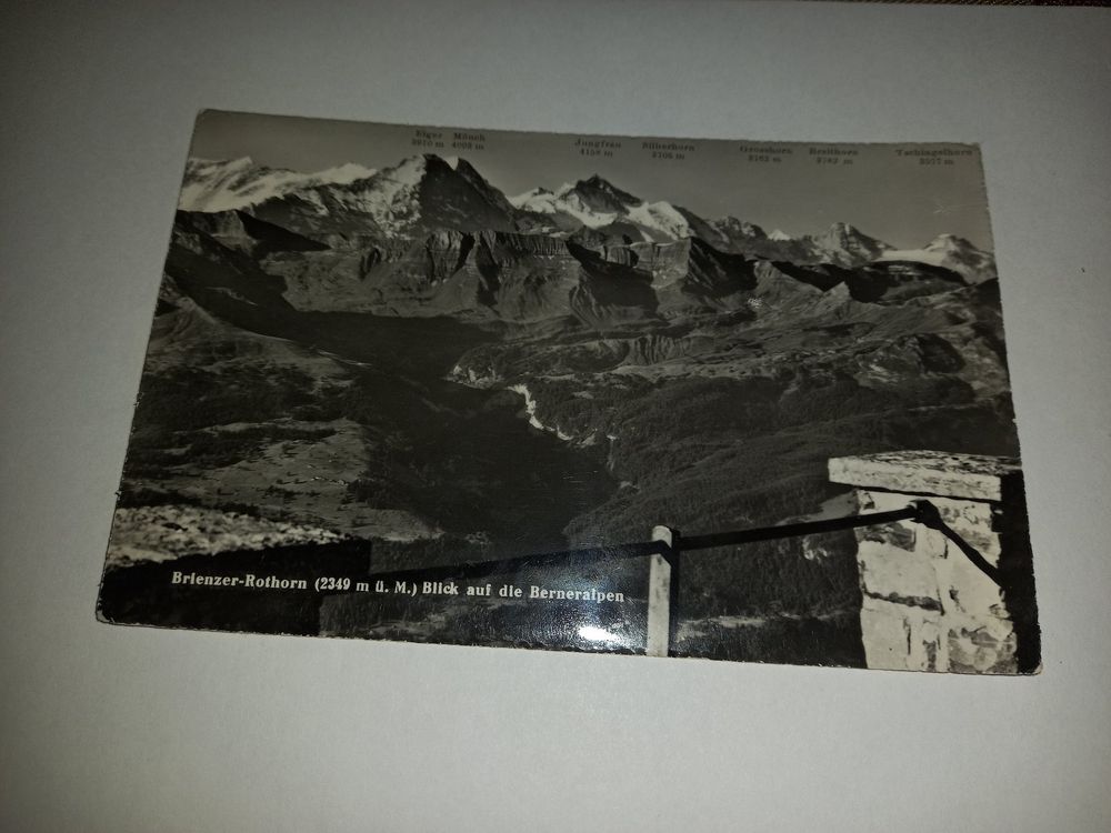Carte postale vintage Oberland Bernois Jungfrau Mönch Eiger (Gebraucht) in Bremblens für CHF 6 ...