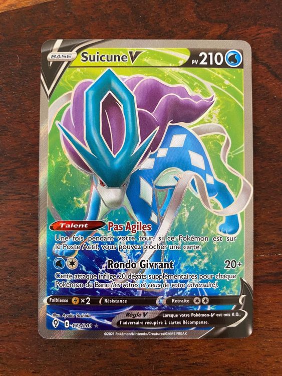 Pokémon Évolution Céleste Suicune V Full Art (Gebraucht) in für CHF 6 ...