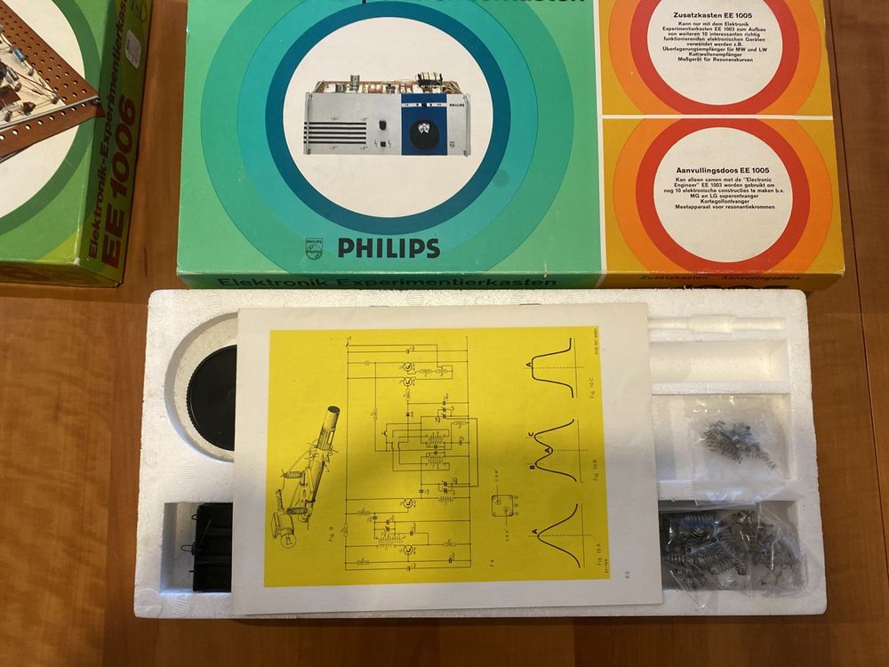 Philips Electronik Experiment Kasten mit Ergänzung box 1996 (Gebraucht ...