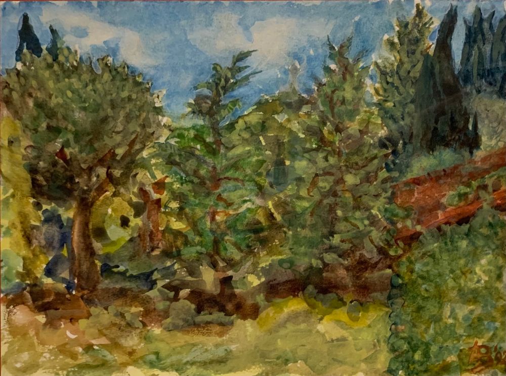 A. Breustedt - hübsches orig. Aquarell (Gebraucht) in Chur für CHF 10 ...