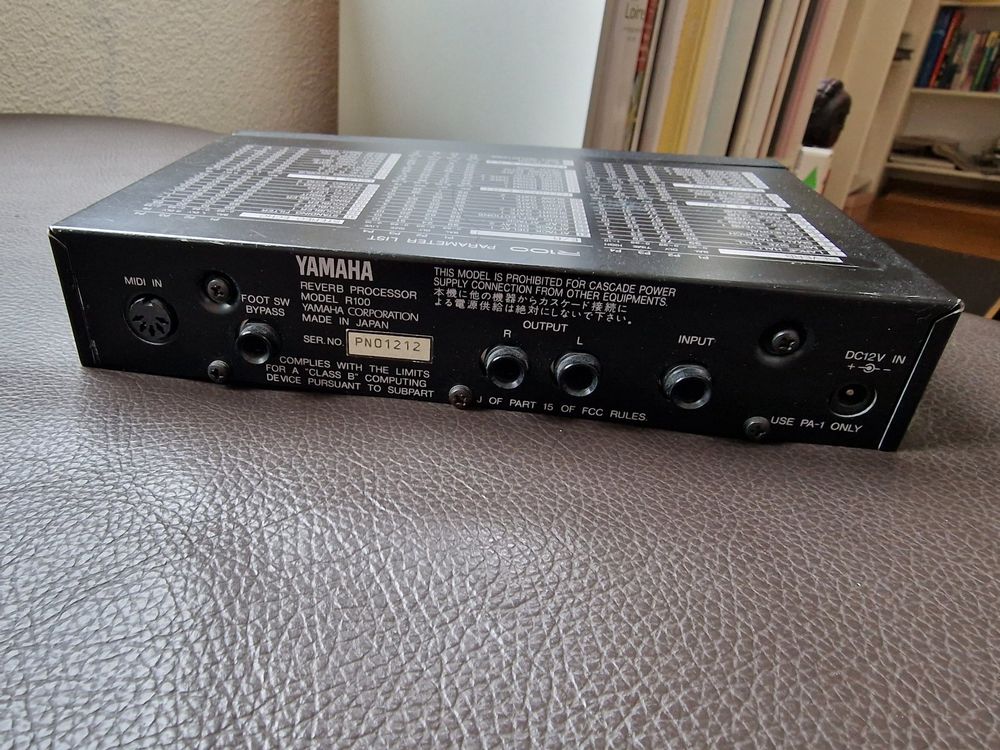 Yamaha R100 Reverb Processor aus den 80er Jahren | Acheter sur Ricardo