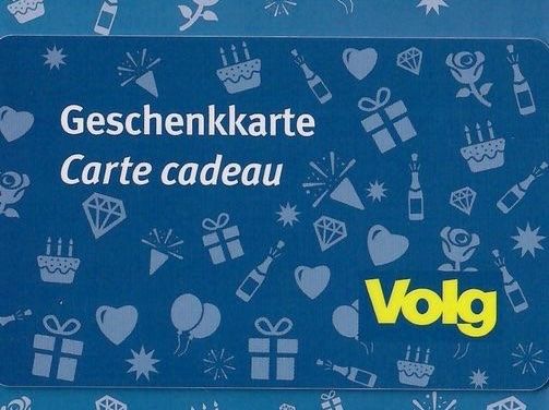 VOLG Geschenkkarte CHF 100.— [2x 50.—] (Neu und originalverpackt) in ...