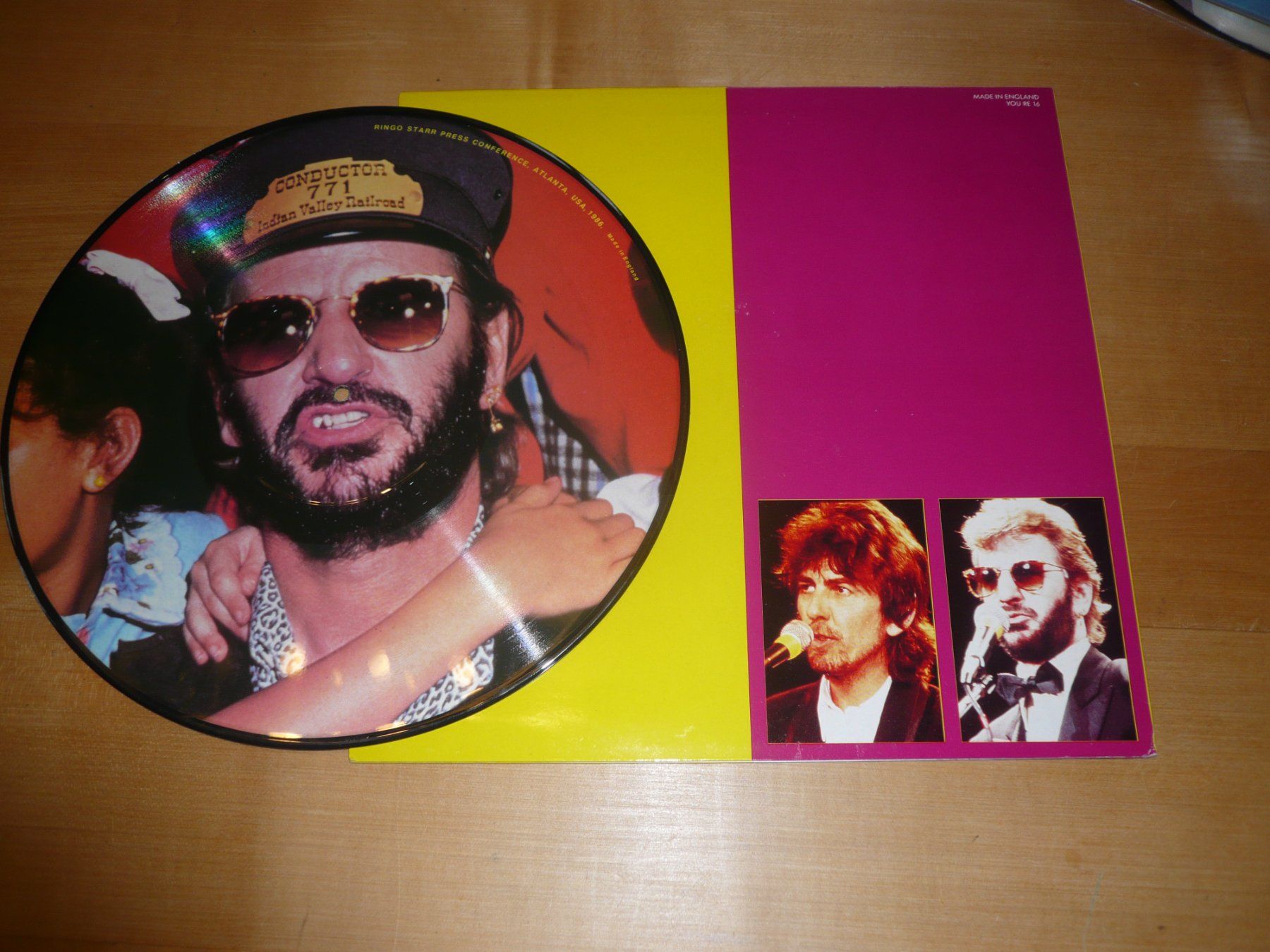 George Harrison, Ringo Starr – 1980's Press C - PICTURE DISC (Neu und ...