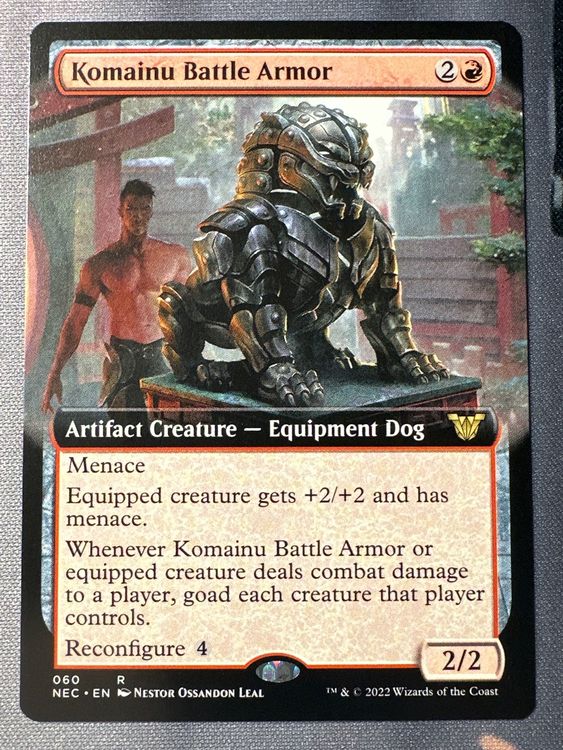 Komainu Battle Armor Variant 060 New Capenna Boosterfrisch (Neu (gemäss Beschreibung)) in ...