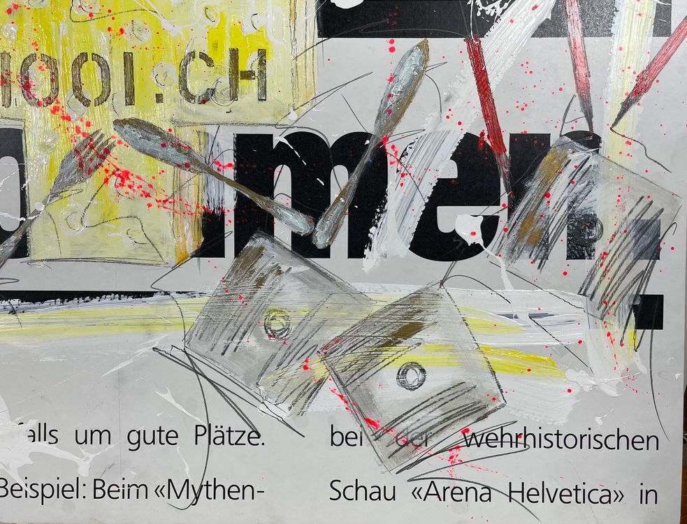 Walter Hügli (1957-2021) Mischtechnik (Gebraucht) in Root für CHF 250 – mit Lieferung auf ...