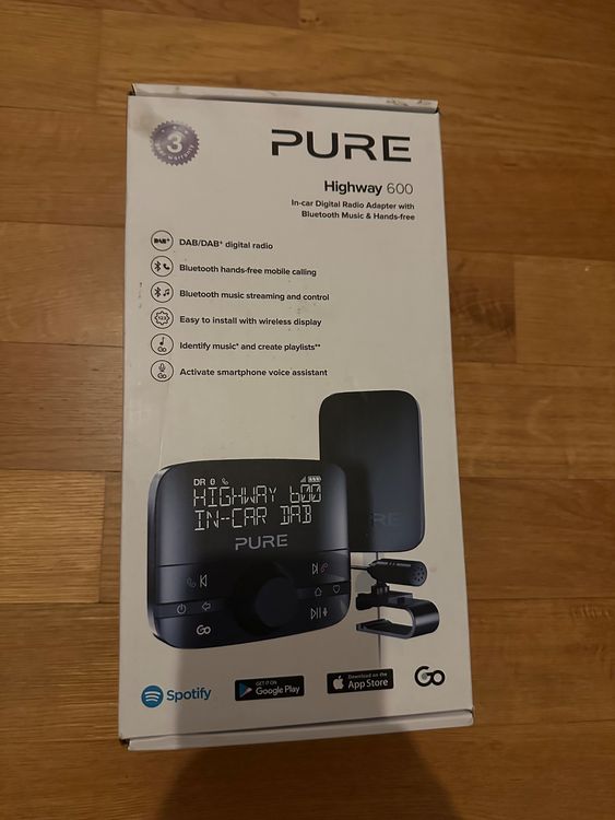 Pure Highway 600 - DAB Auto Radio Adapter (Neu und originalverpackt) in ...