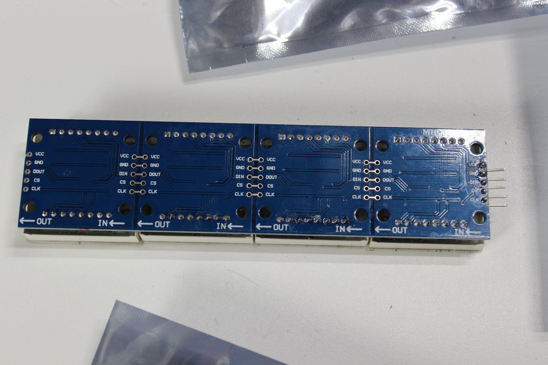 3 Stk LED - Matrix Module 8x32 mit MAX7219 Controller (Neu und ...