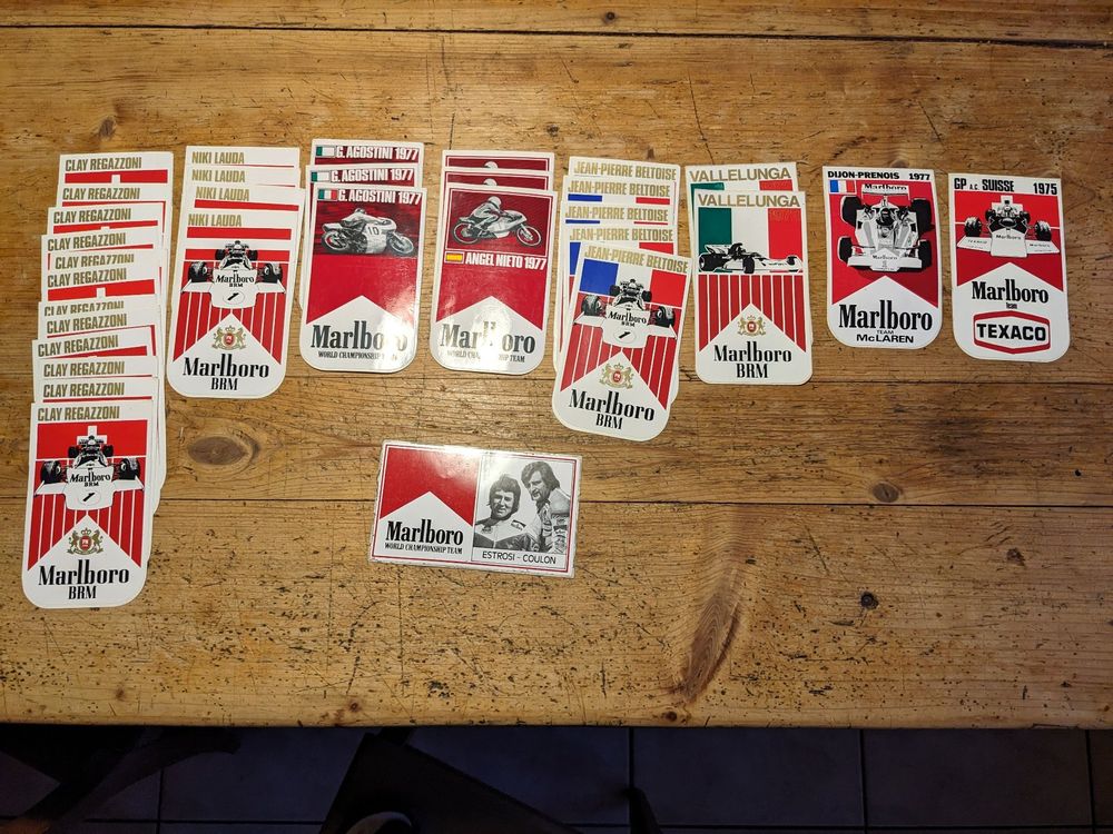 Sticker F1 Marlboro World Championship 1977 (Neu (gemäss Beschreibung ...